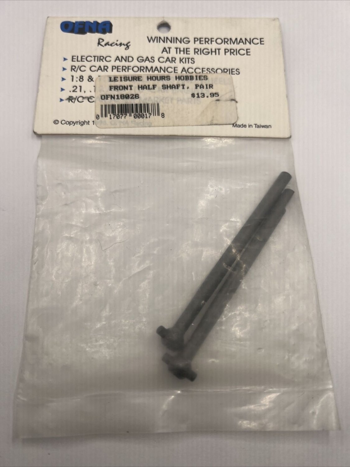 OFNA ULTRA LX / Front Half Shaft (Pair) NEW RC Part ULTRA LX PRO 18026