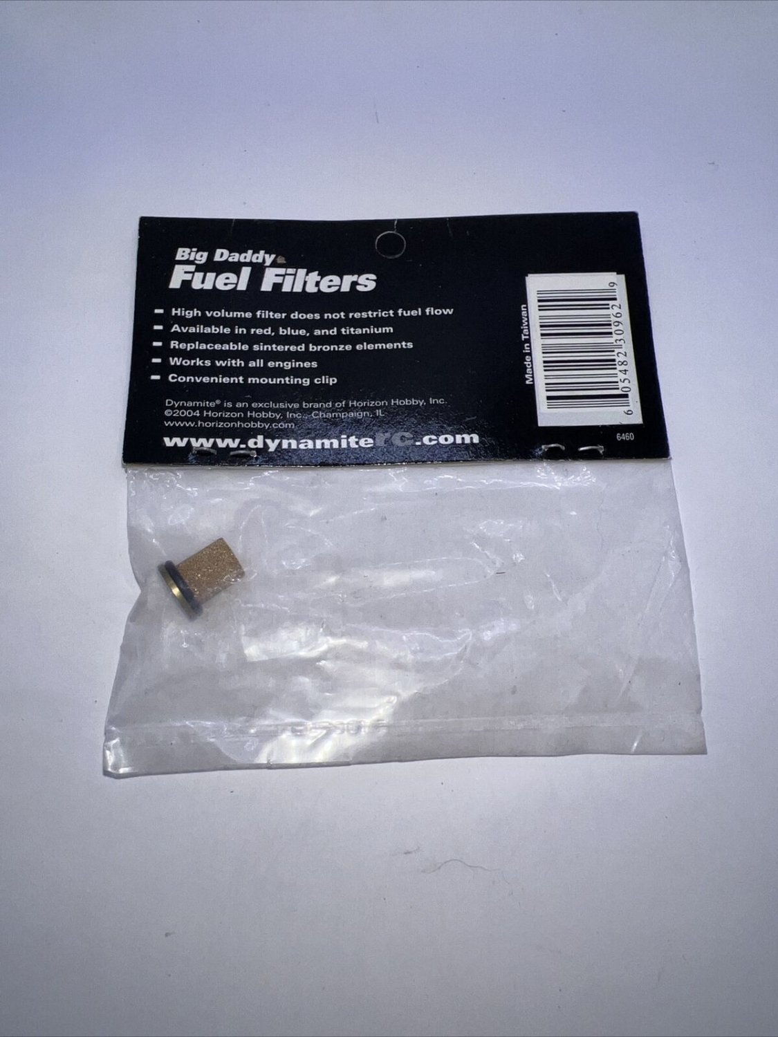 Dynamite Big Daddy Fuel Filter Replacement Element Nitro Rc DYN2028