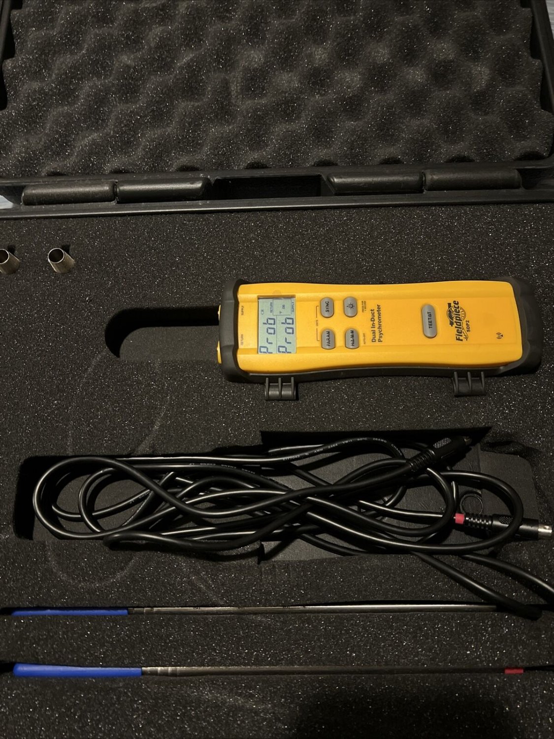 FIELDPIECE DUAL IN-DUCT PSYCHROMETER MODEL SDP2 - Barely Used
