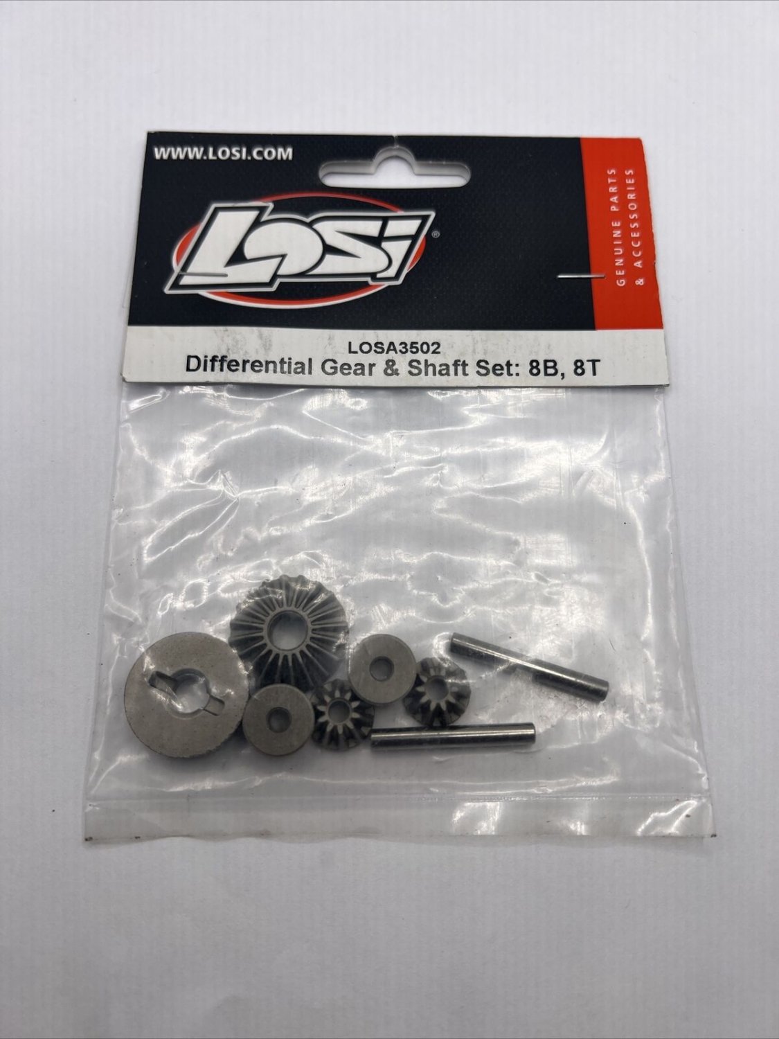Losi LOSA3502 Diff/Differential Spider Gears & Shafts: 8ight 8E 8T & 2.0 Eight