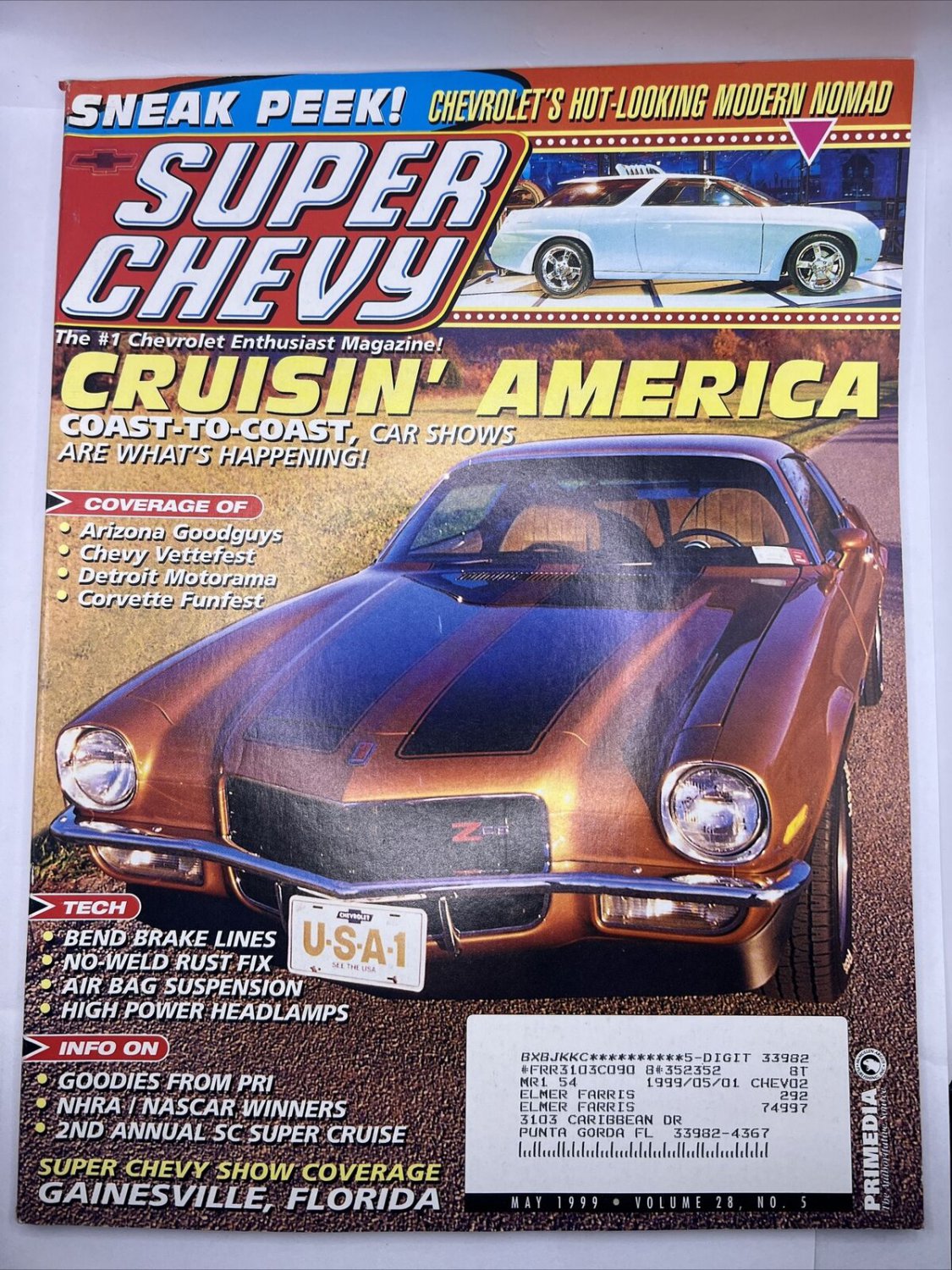 Super Chevy Magazine May Issue 1999