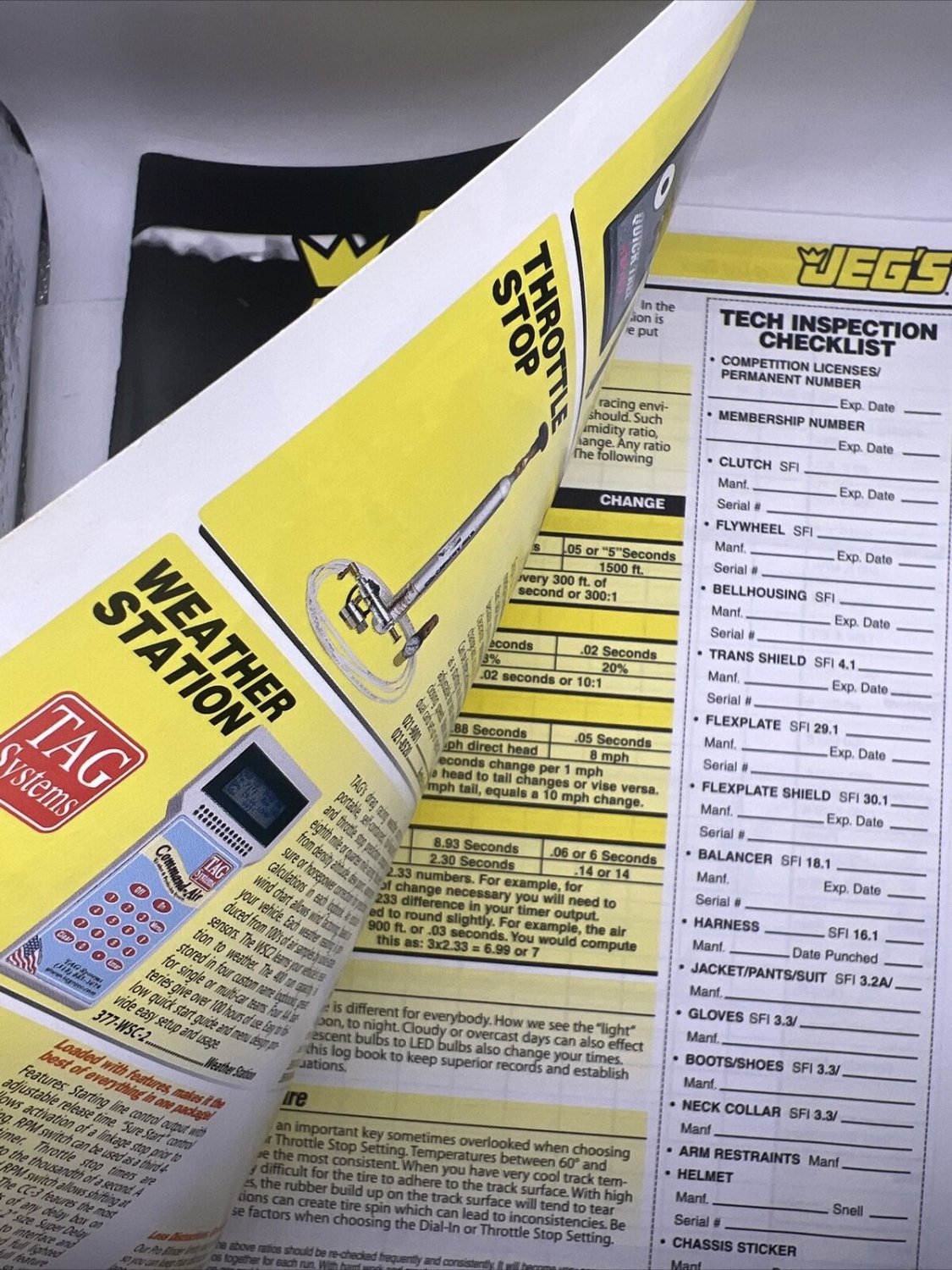 Jegs Drag Racing Log Book