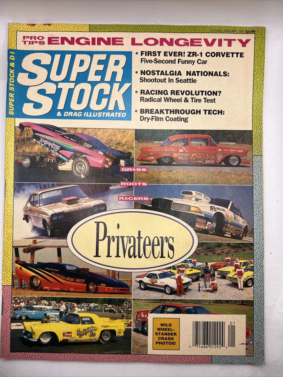 Super Stock & Drag Illustrated Magazine January 1991 Issue