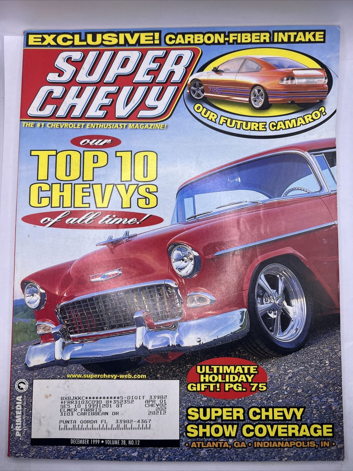 Super Chevy Magazine December Issue 1999