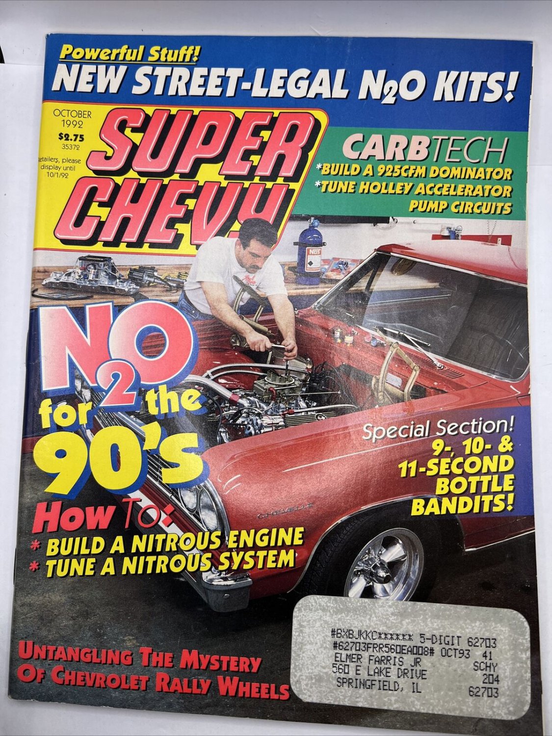 Super Chevy Magazine October Issue 1992