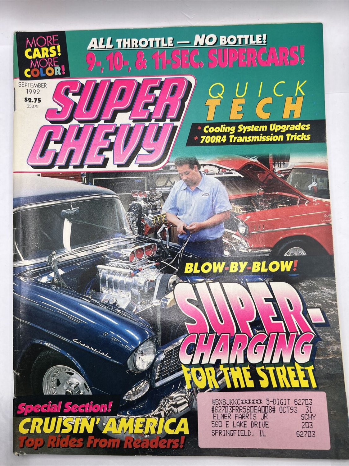 Super Chevy Magazine September Issue 1992