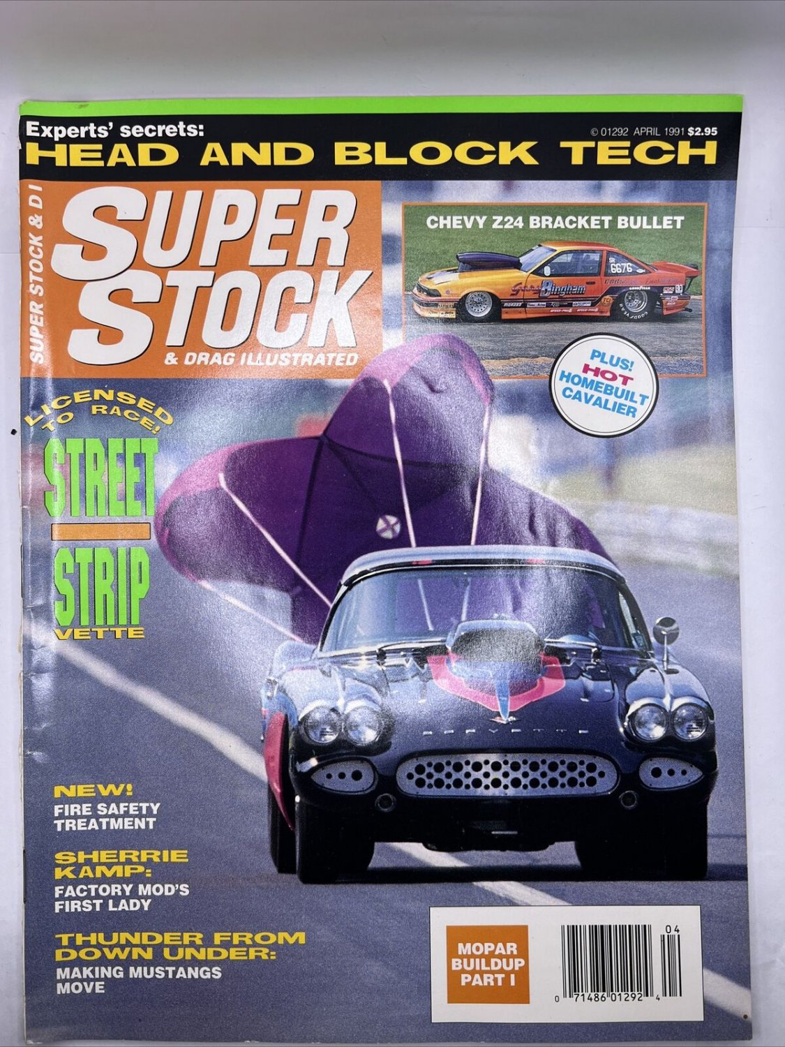 Super Stock Magazine (Head And Block Tech) April 1991 Issue