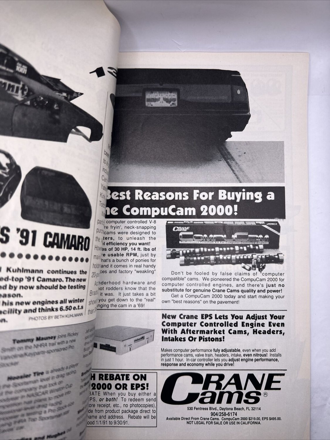 Super Stock Magazine (Head And Block Tech) April 1991 Issue