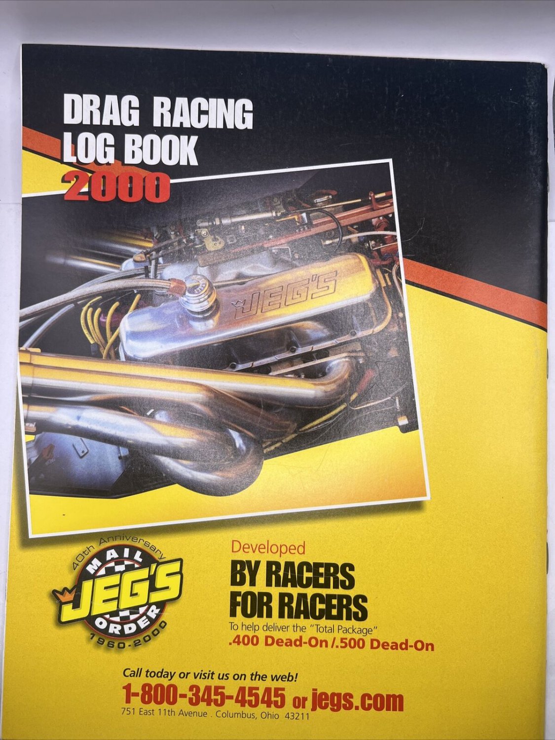Jegs Drag Racing 2000 Log Book