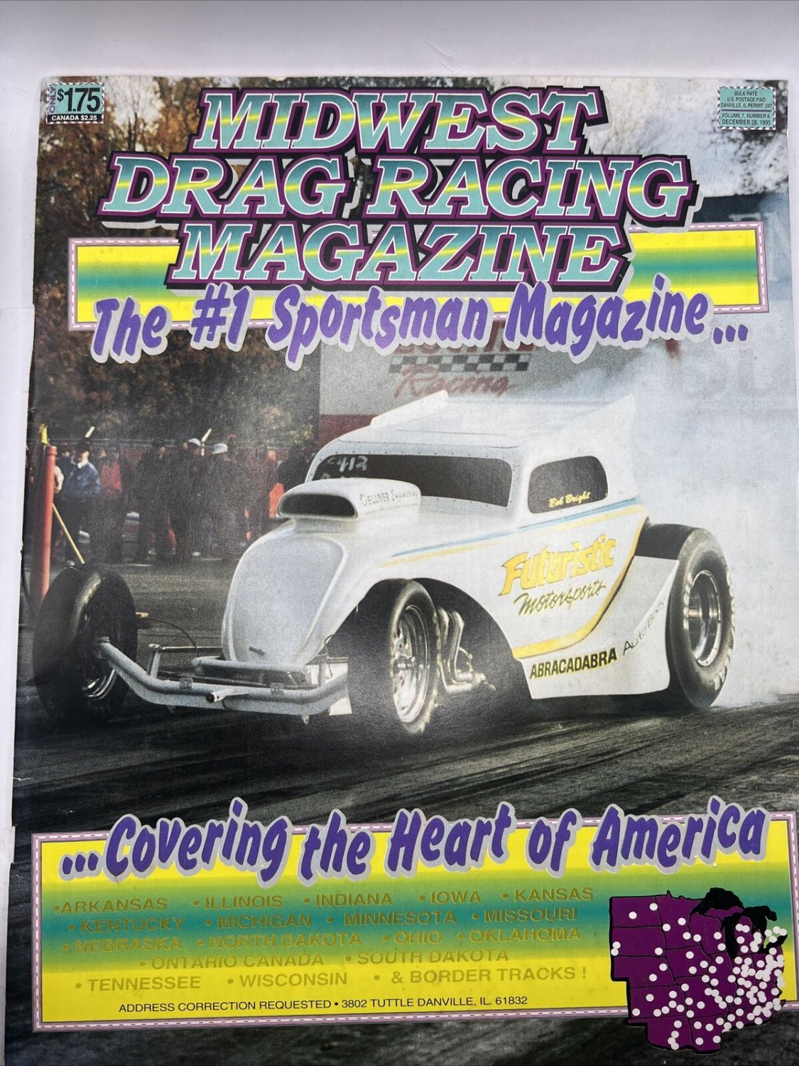 Midwest Drag Racing Magazine December 1995