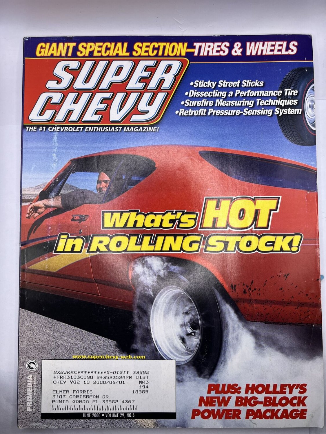 Super Chevy Magazine June 2000 Issue (Tires - Wheels)