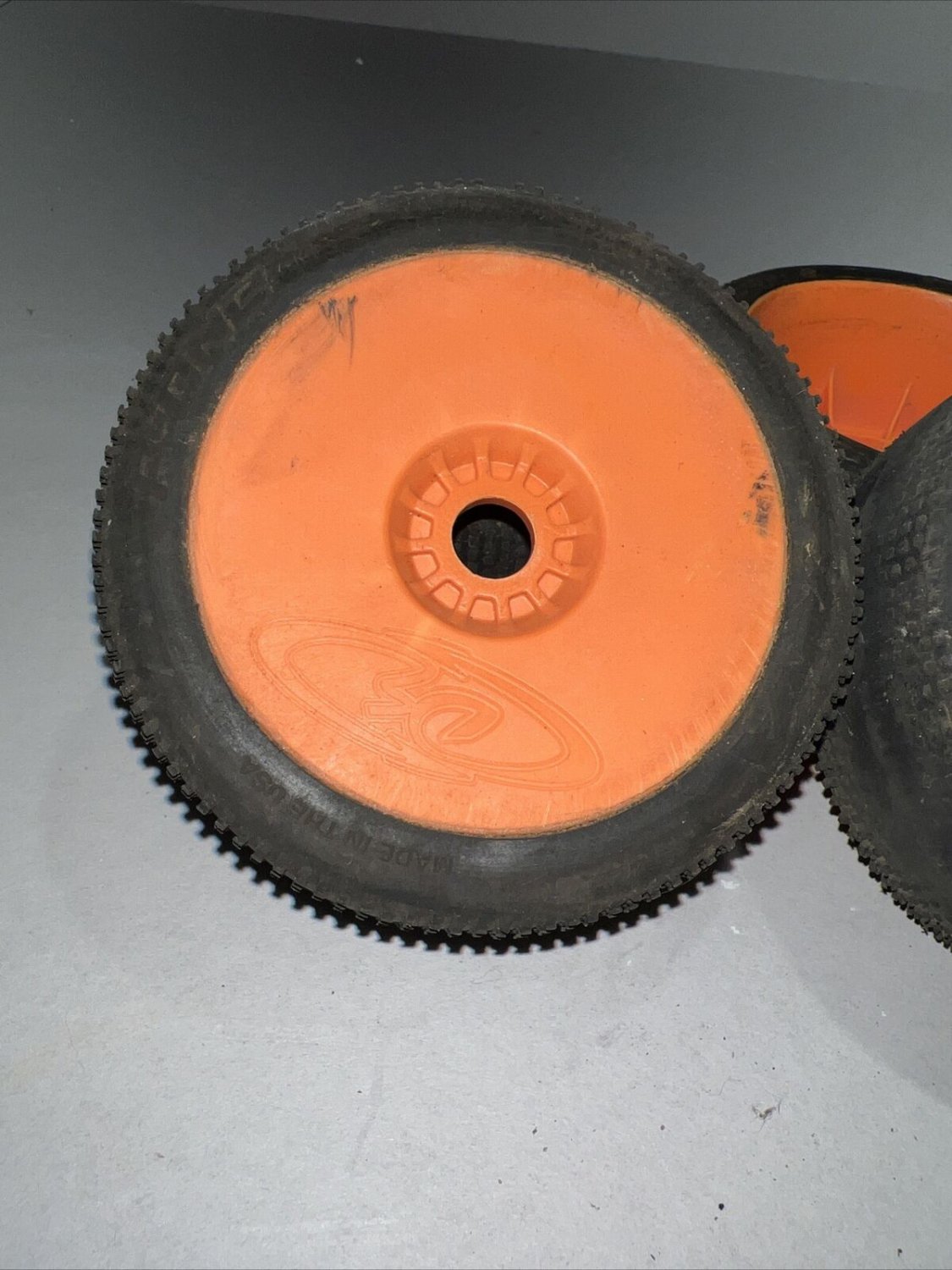 Rc Car Wheels AKA PRODUCTS INC. 1/8 P1 Soft Long Wear Pre-Mounted (4)