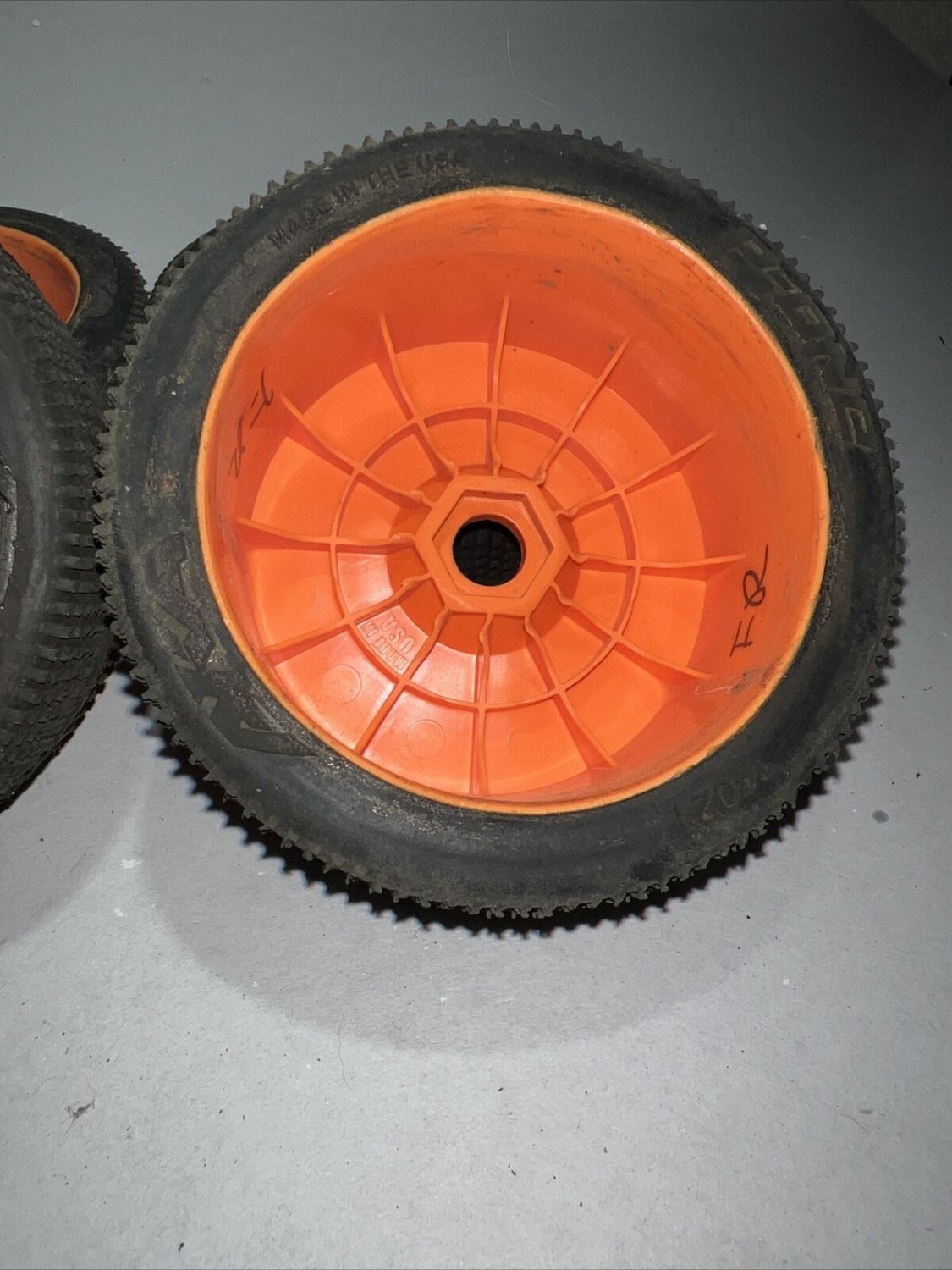 Rc Car Wheels AKA PRODUCTS INC. 1/8 P1 Soft Long Wear Pre-Mounted (4)