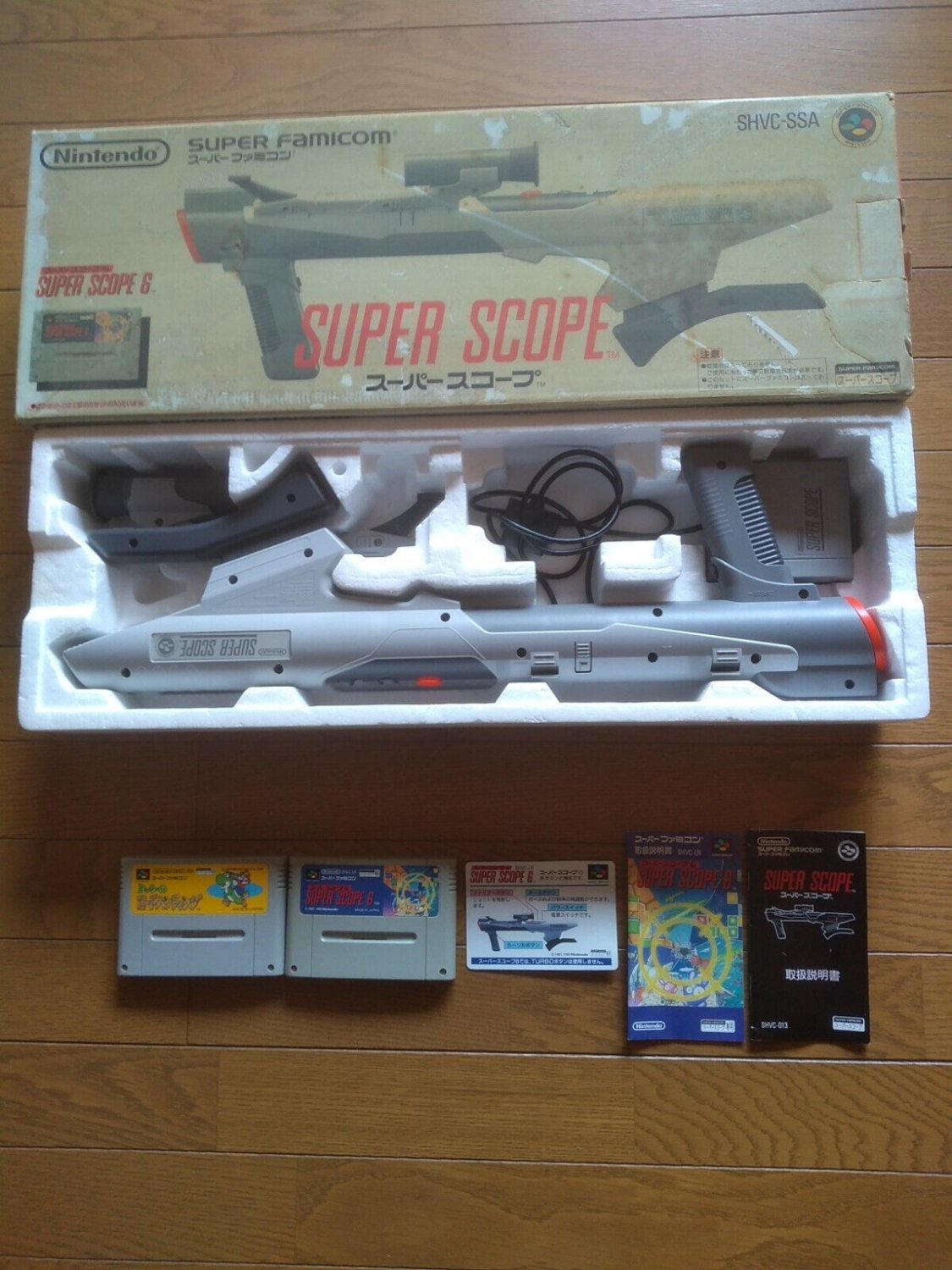 JUNK NINTENDO Super Famicom SFC Super Scope Complete CIB Japan Import ...