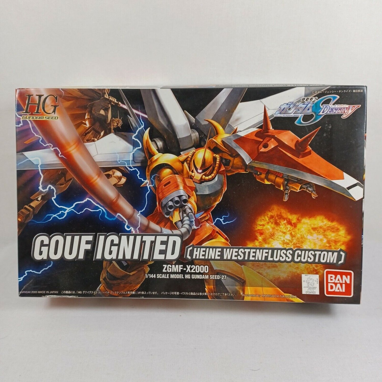 BANDAI SPIRITS HG GUNDAM SEED GOUF IGNITED 1/144 ZGMF-X2000 DESTINY 2005