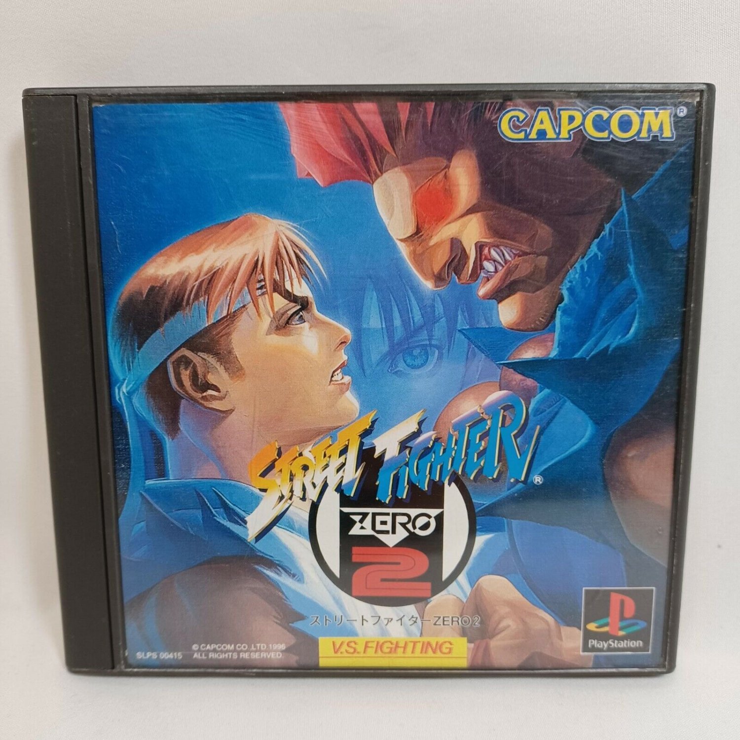 SONY PlayStation PS1 Street Fighter Zero 2 Japan Import NTSC-J Tested