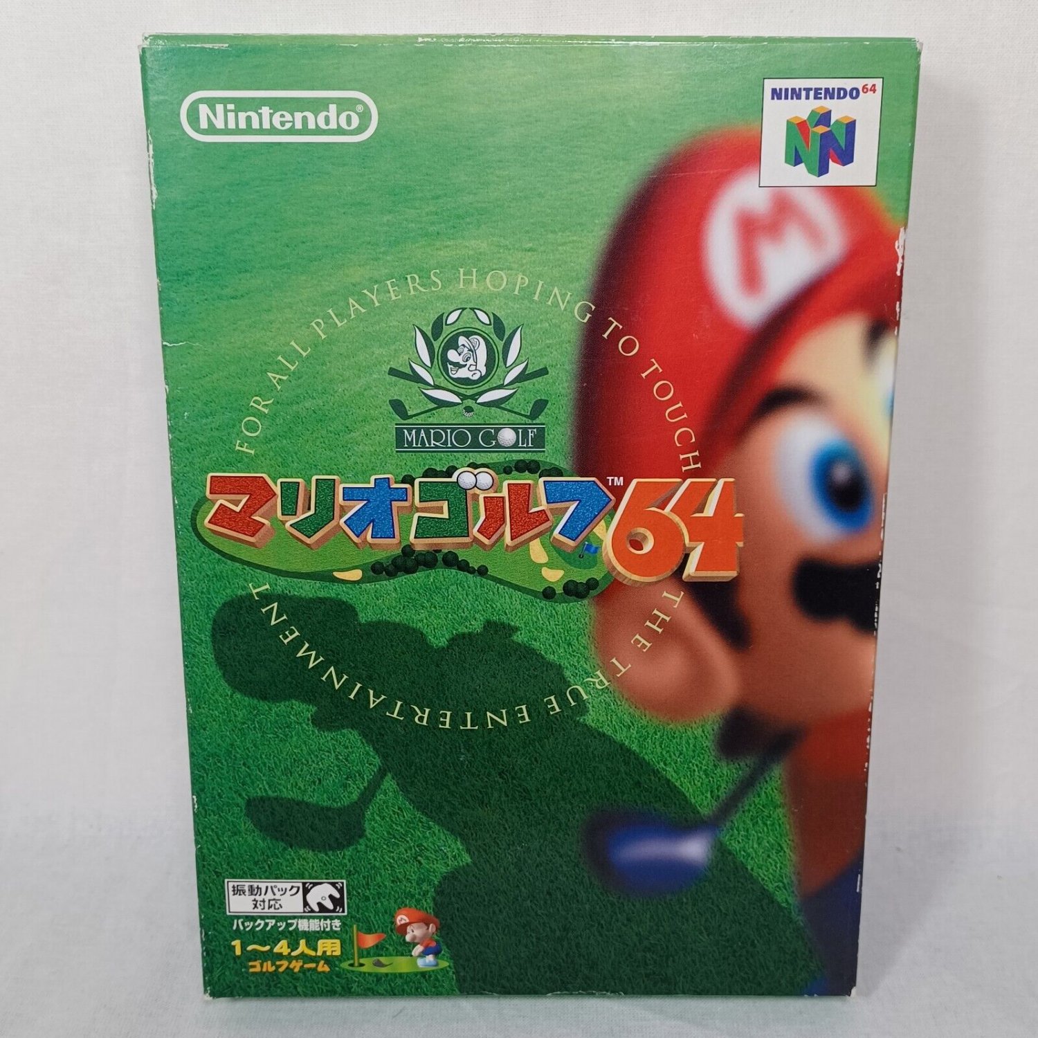 NINTENDO 64 N64 Mario Golf 64 Complete CIB Japan Import NTSC-J 1999 Tested
