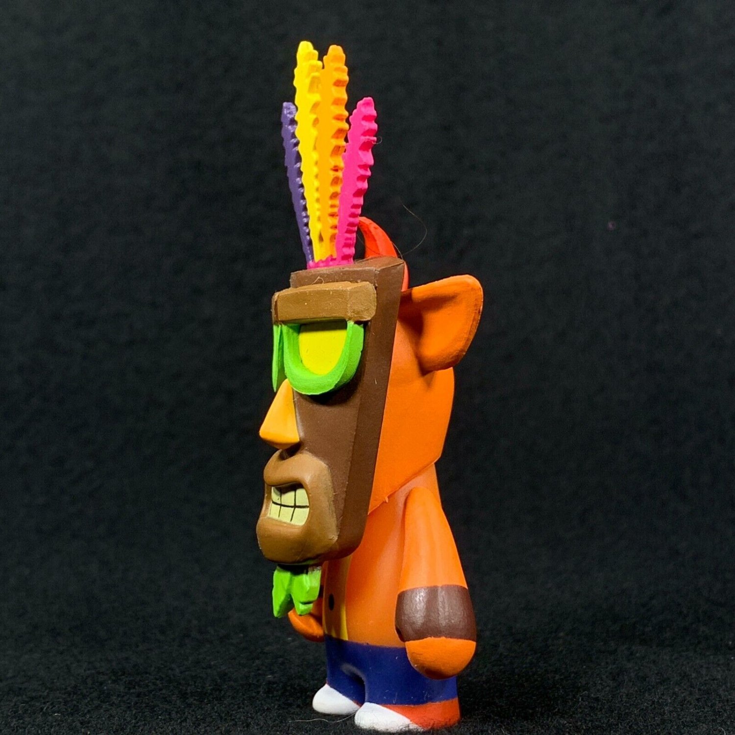 KidRobot Crash Bandicoot w/ Aku Mask Mini Figure 2018