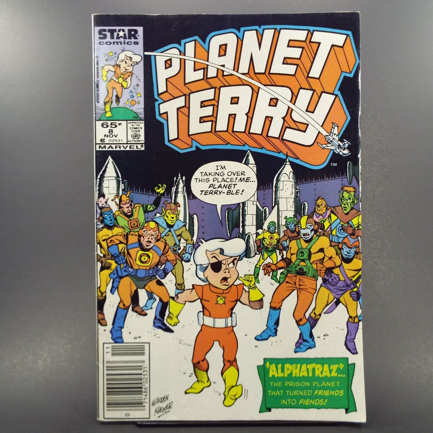 Planet Terry 8 Star Comics November 1984 Marvel Robota Omnus Alphatraz ...