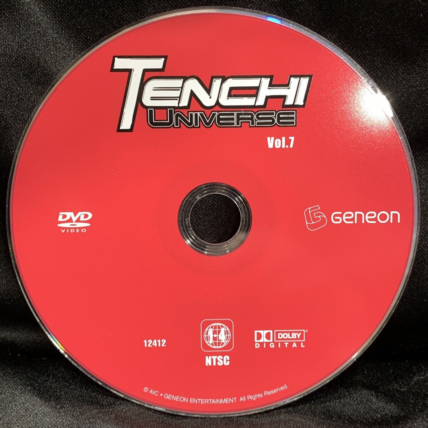 Tenchi Universe Volume 7 Geneon Anime DVD Replacement Disc Only