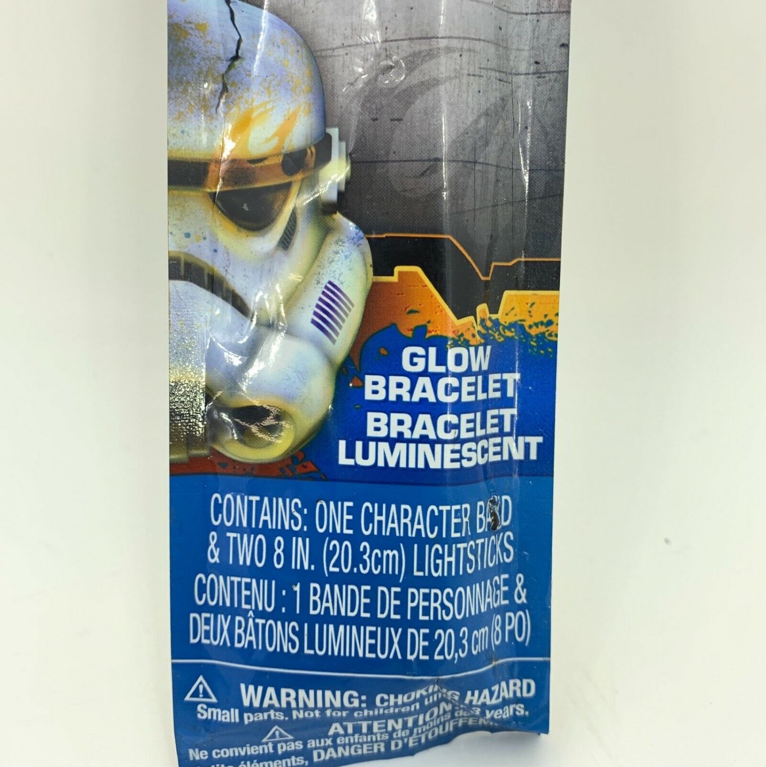 Star Wars Glow Bracelet Yoda Darth Vader Childs Glow Stick