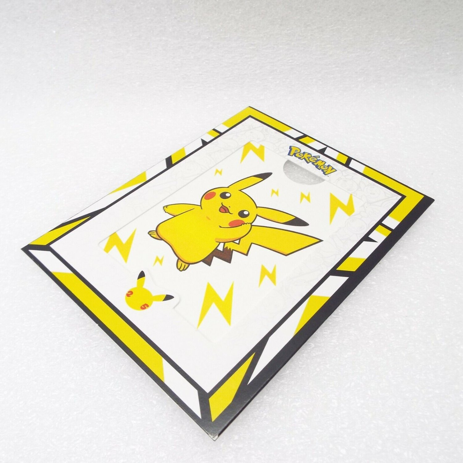 Pokemon 25th Anniversary Pikachu Card Frame Holder Display TCG 2021 ...