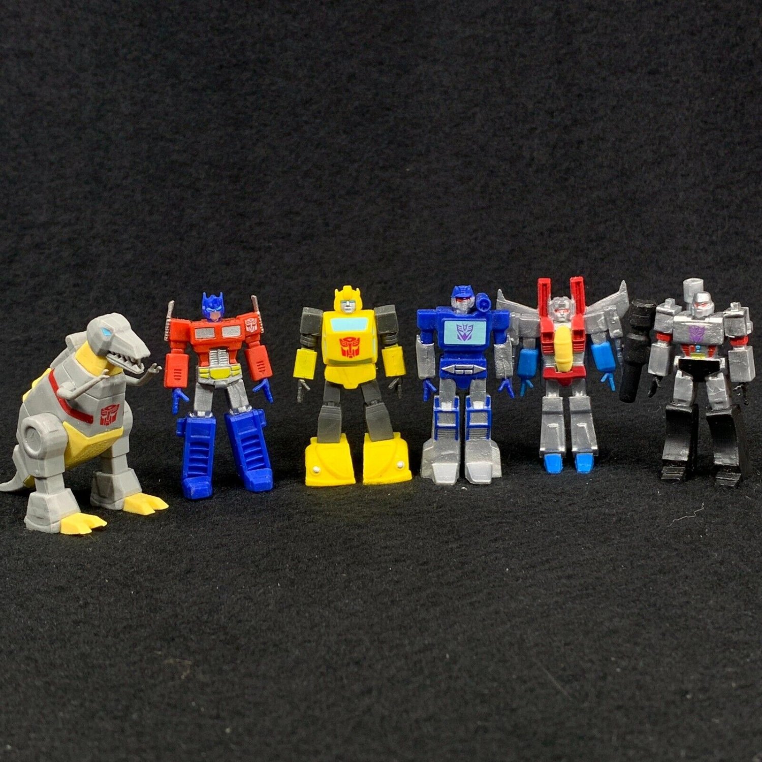 Set of 6 Mini Transformer PVC Figurines Figures Optimus Megatron ...