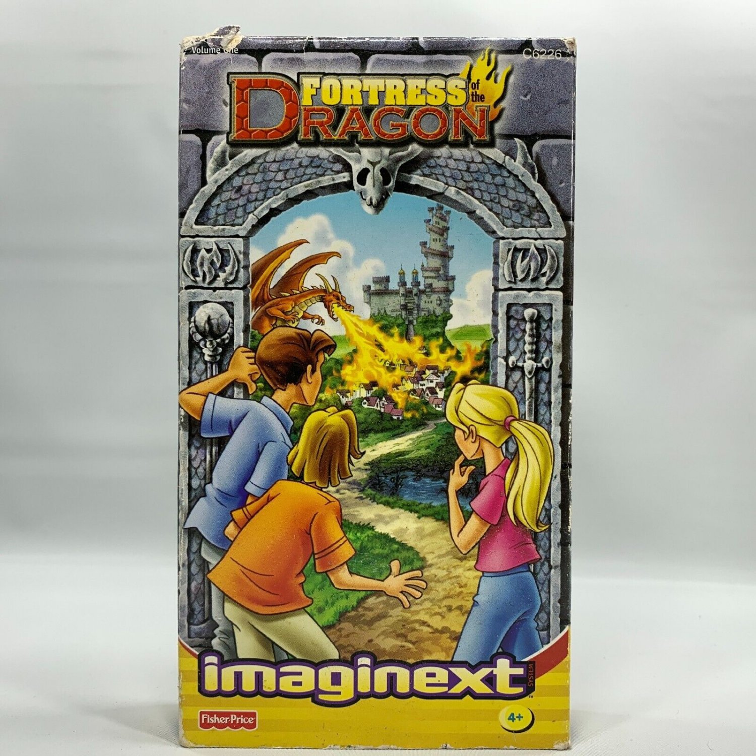 Imaginext Fortress Dragon VHS Mattel 2003 Cartoon Fantasy Fisher Price