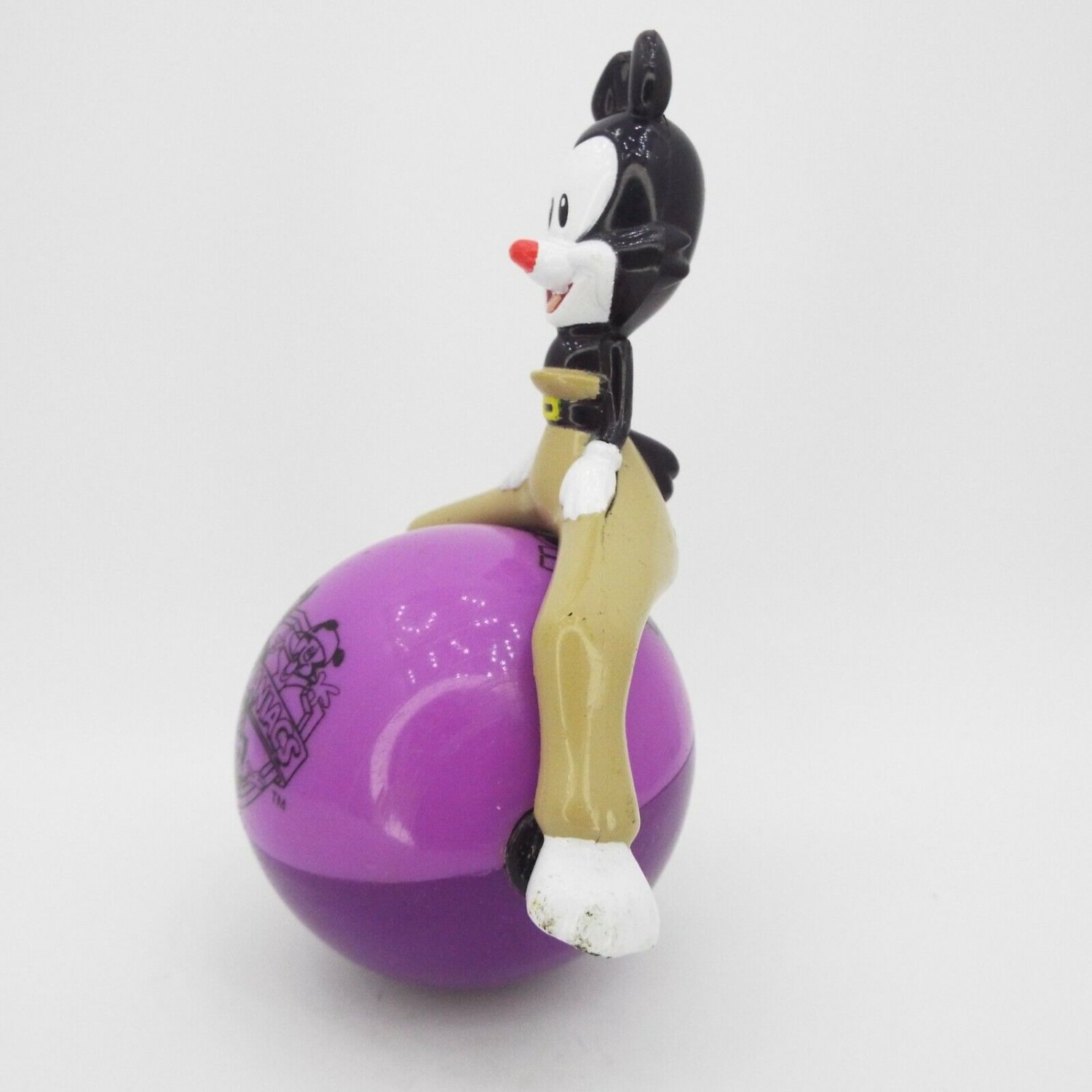 Animaniacs Yakko Warner WB Kids Big Cartoonie Show Wobble Ball Roll Toy