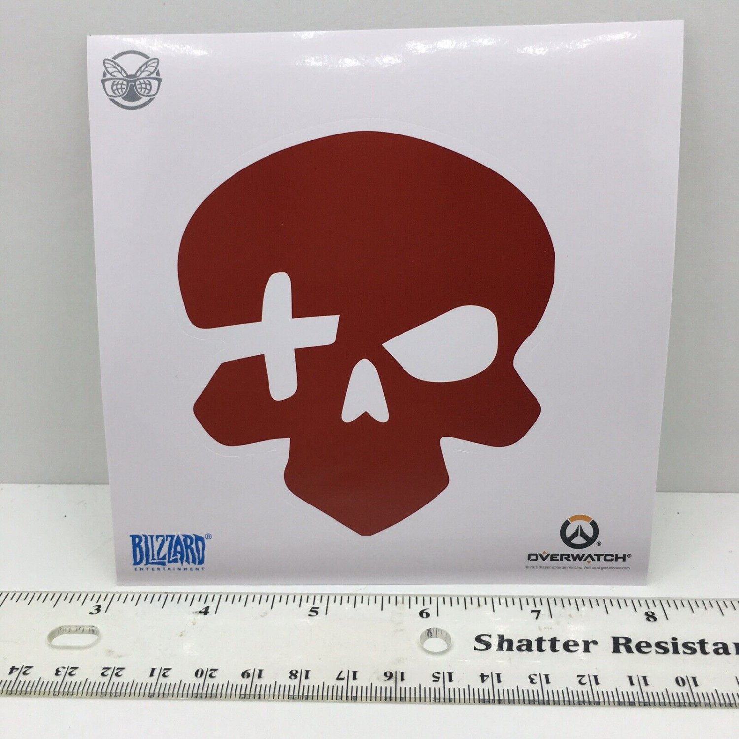 Overwatch McCree Deadeye Sticker Decal Blizzard Skull Car Laptop Game ...