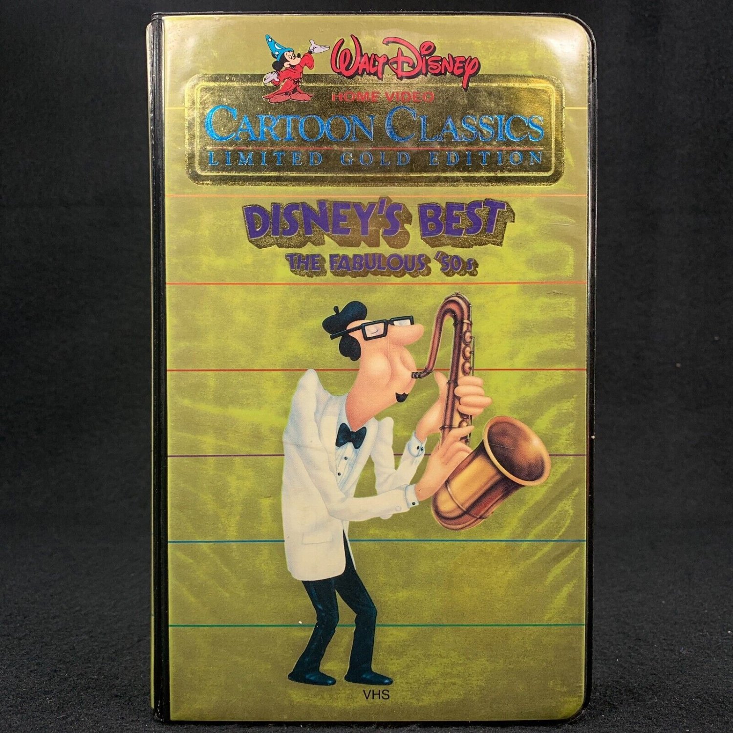 Walt Disney Cartoon Classics VHS Disneys Best Fabulous 50s Limited Gold ...