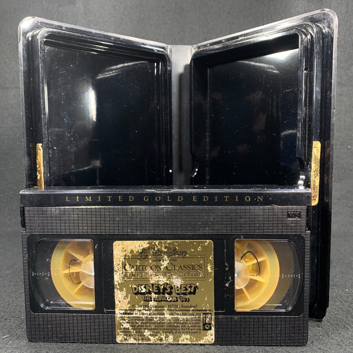 Walt Disney Cartoon Classics VHS Disneys Best Fabulous 50s Limited Gold ...