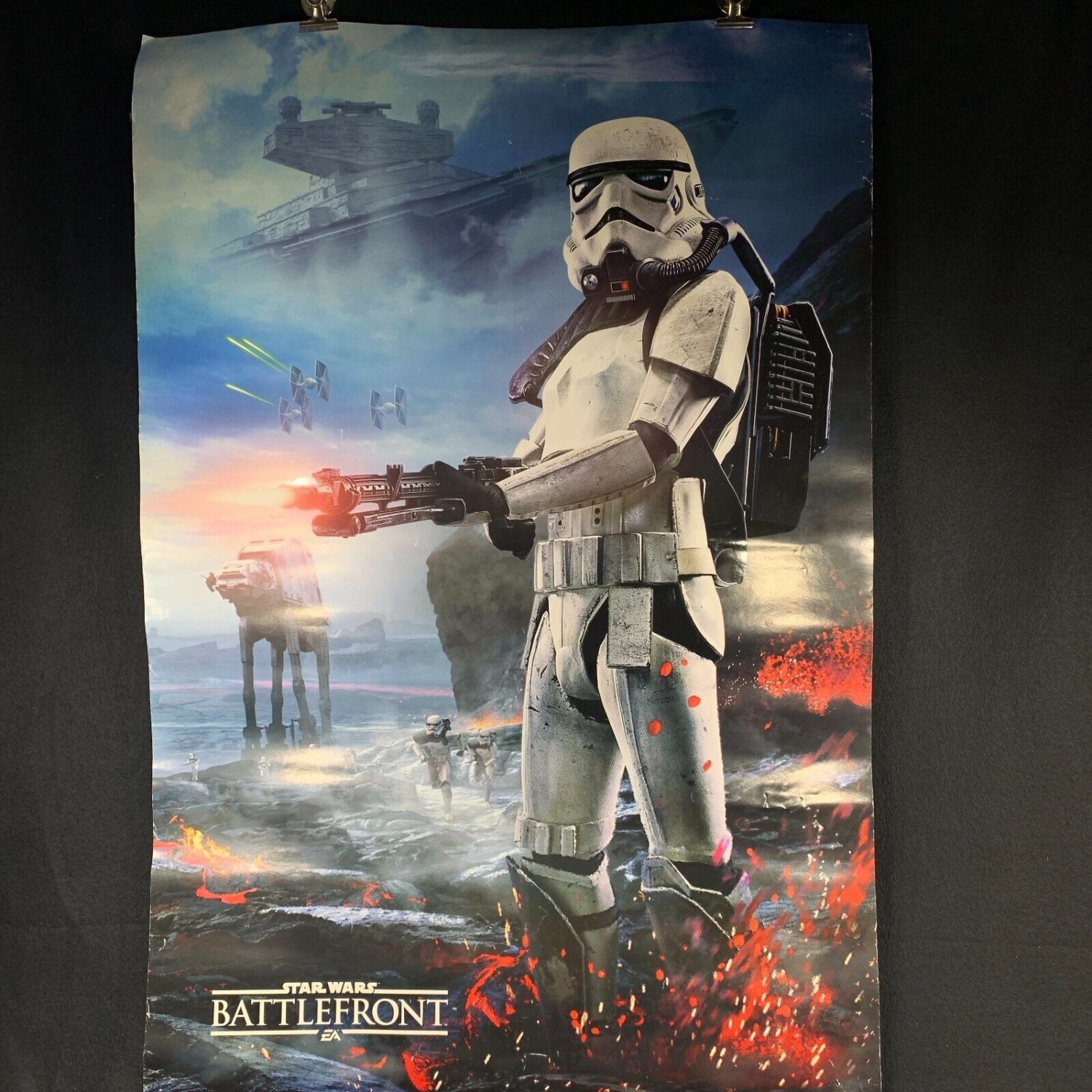 Star Wars Battlefront Promo Game Poster 34 x 23 Stormtrooper Empire