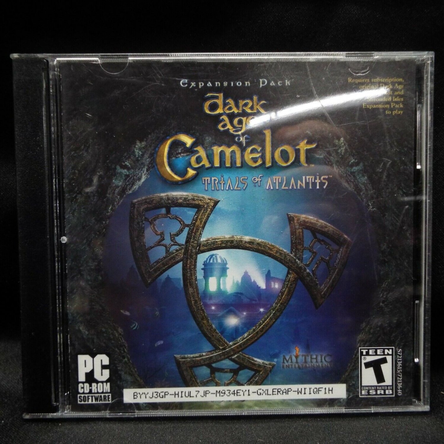 Dark Ages of Camelot Trials of Atlantis PC MMORPG Windows 98 XP CD-ROM