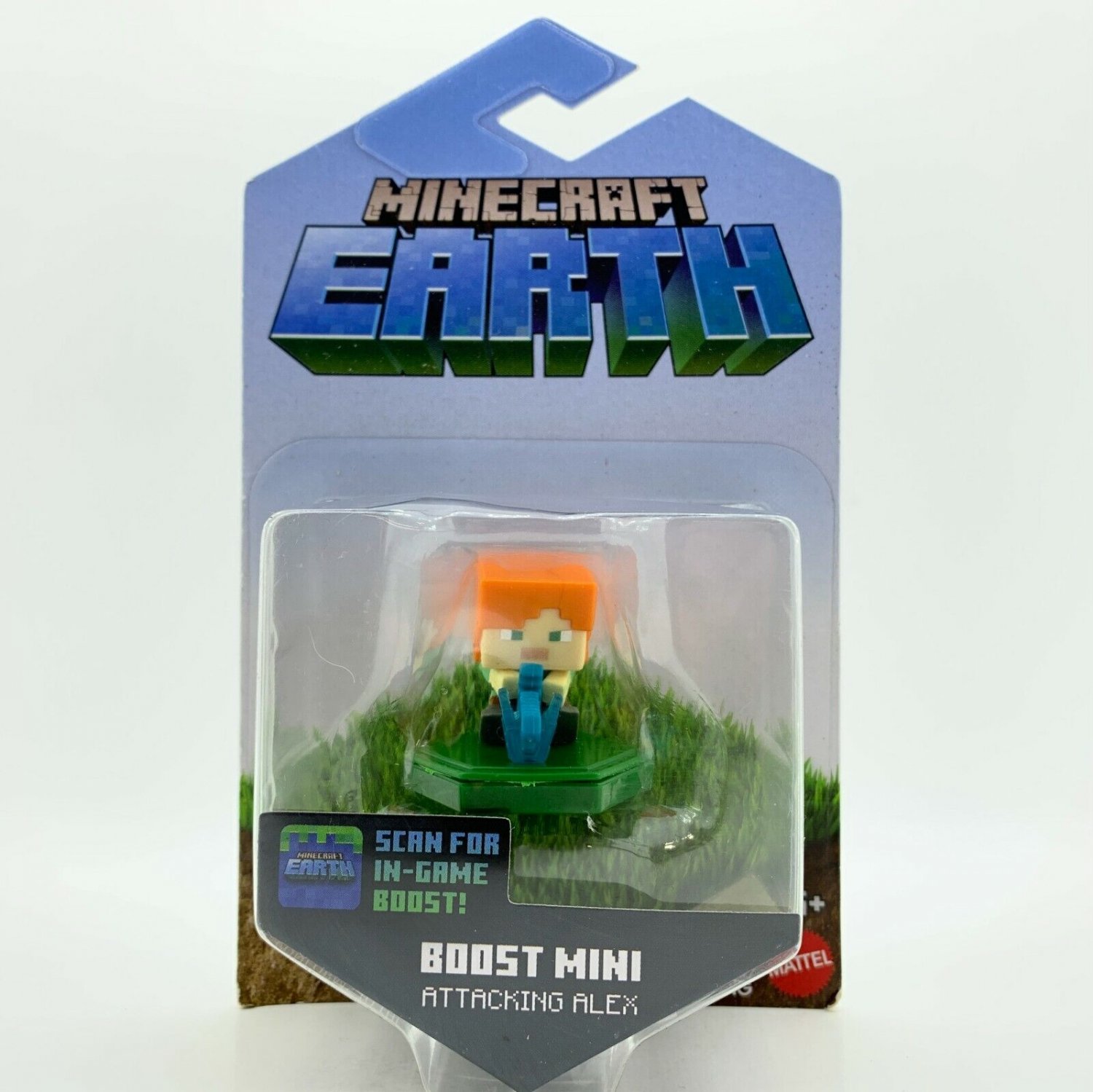 Minecraft Earth Attacking Alex Boost Mini Figure NFC In Game Item