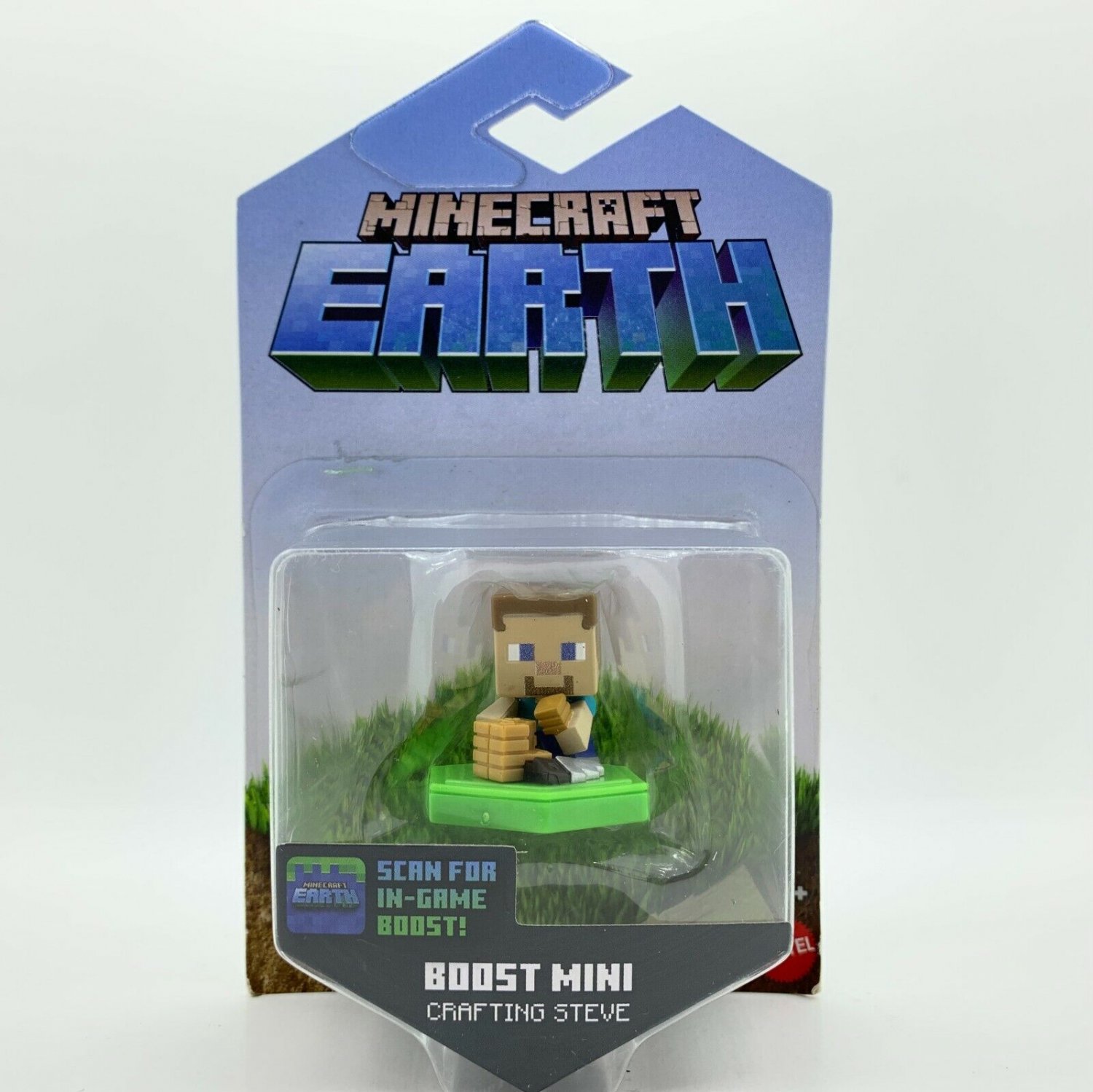 Minecraft Earth Crafting Steve Boost Mini Figure NFC In Game Item
