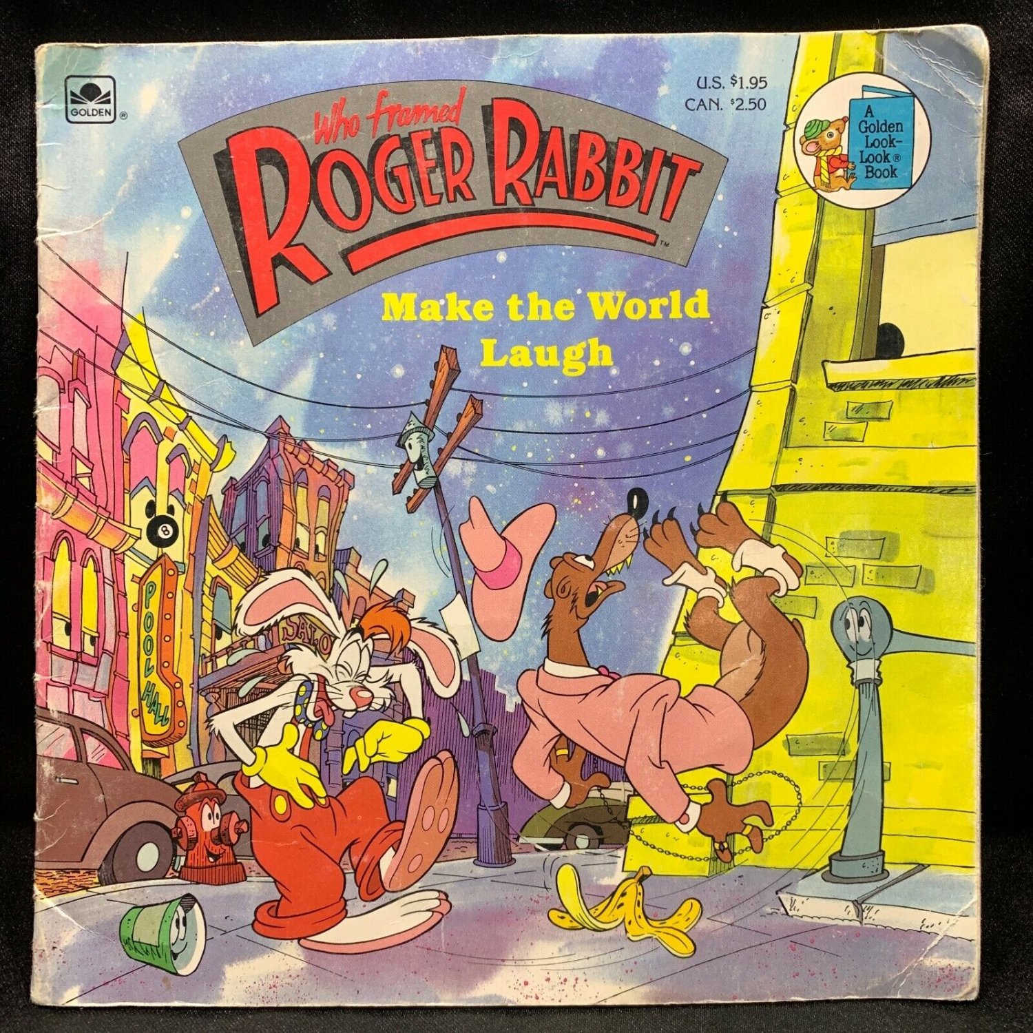 Vintage 1988 Who Framed Roger Rabbit Make The World Laugh Childrens ...