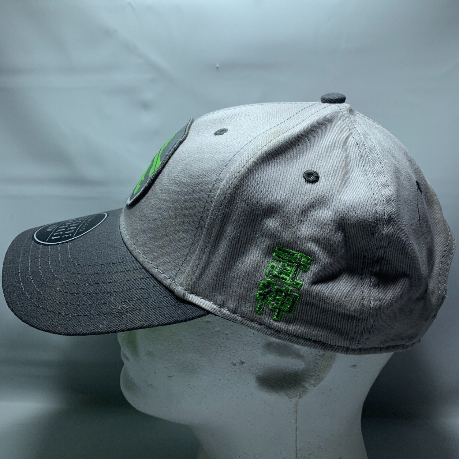 Overwatch Genji Precurve Snapback BioWorld OSFM Gray Baseball Cap Hat ...