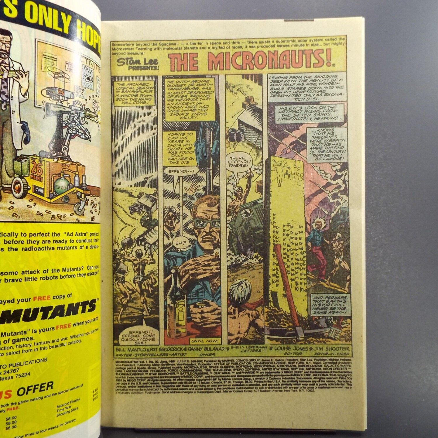 The Micronauts #30 Marvel Comics June 1981 Microverse