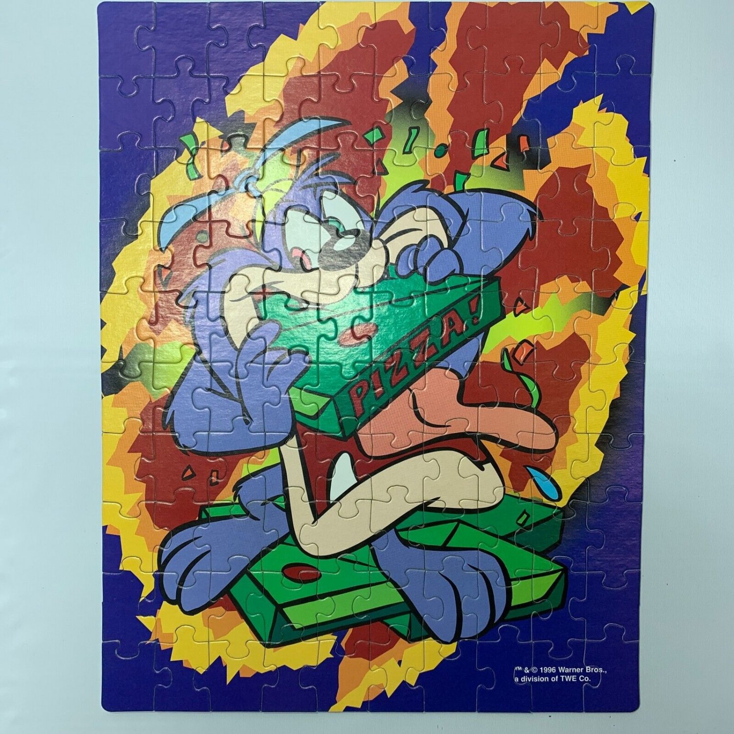 1996 Tiny Toon Adventures Dizzy Devil 100 PC Jigsaw Puzzle Complete