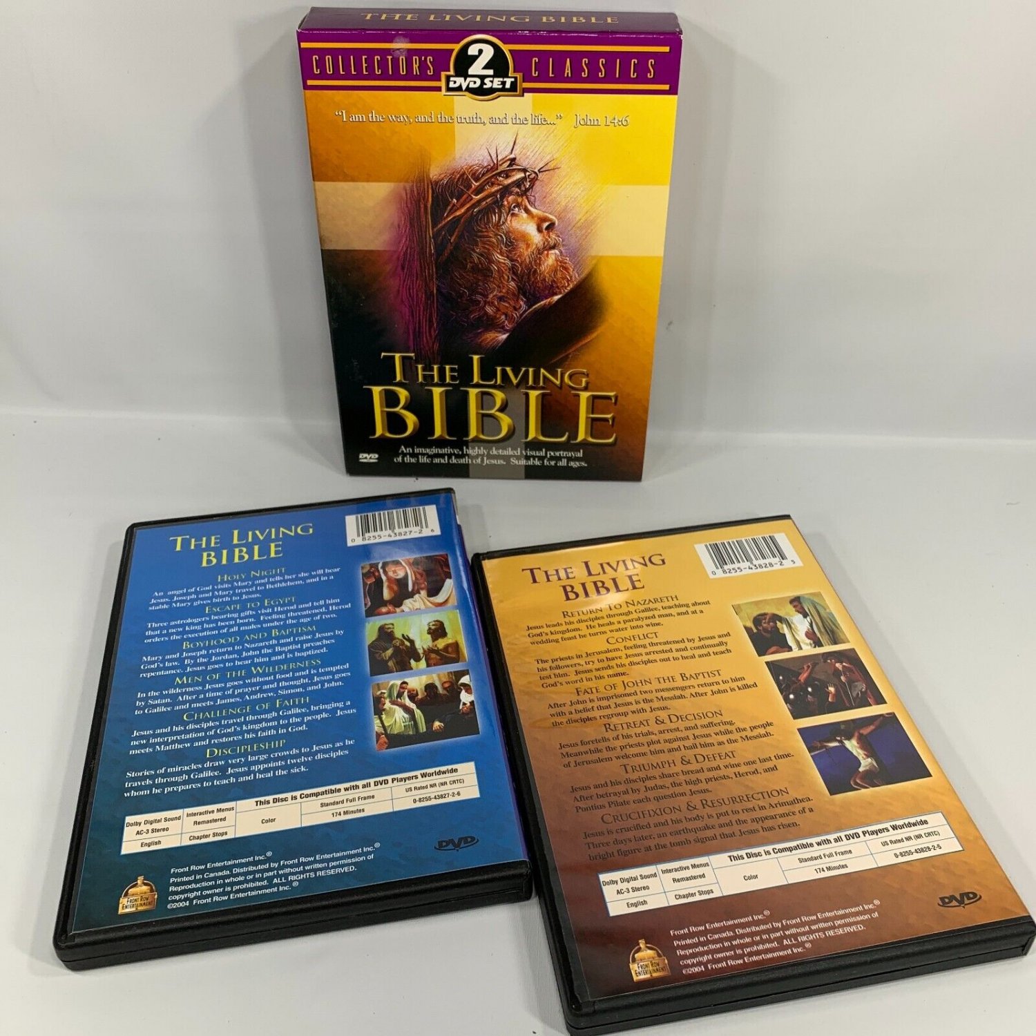 The Living Bible 2 DVD Set Christian Movies Collectors Classics