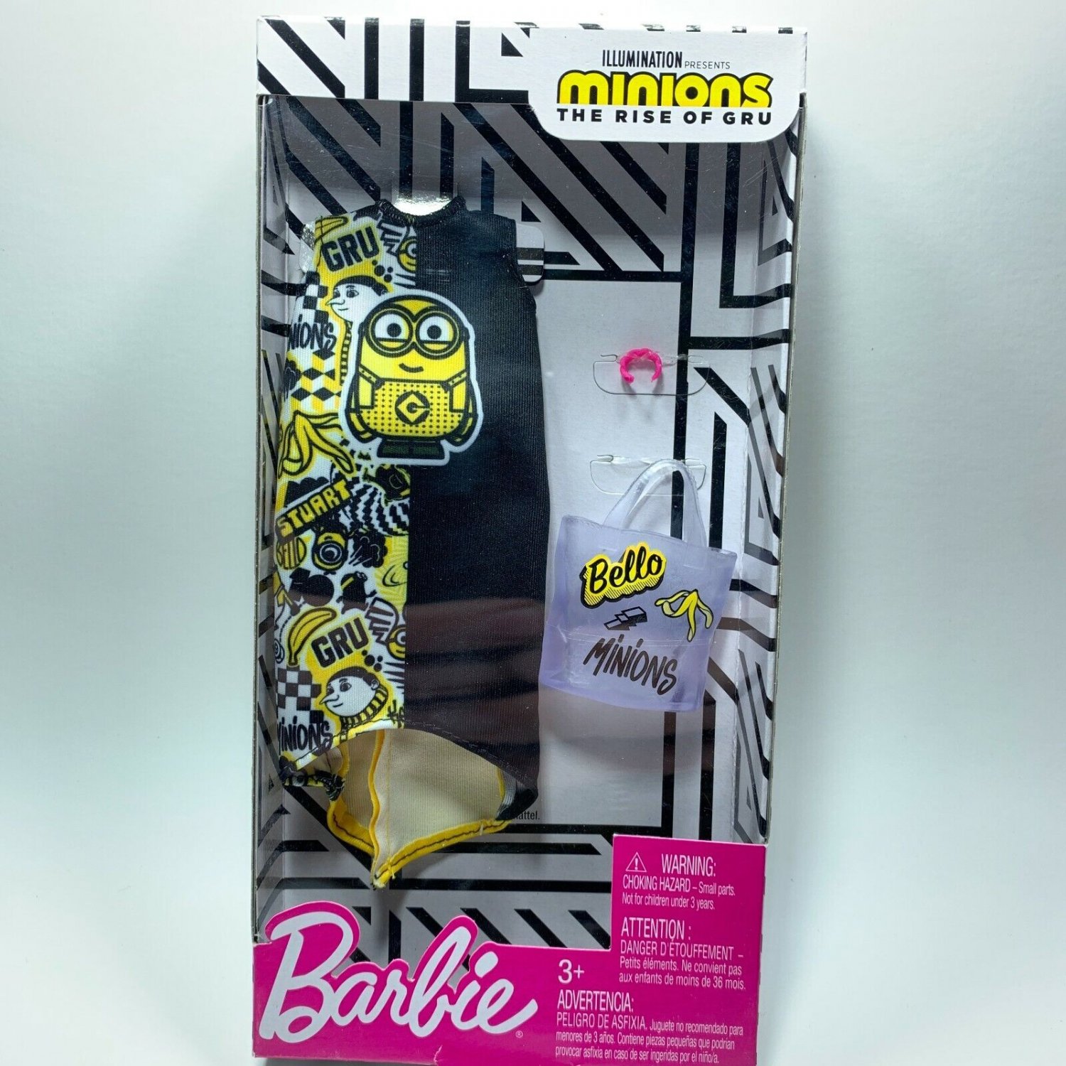 Barbie Minions Rise of Gru Dress Bag Tote Bracelet Bello Cute Outfit