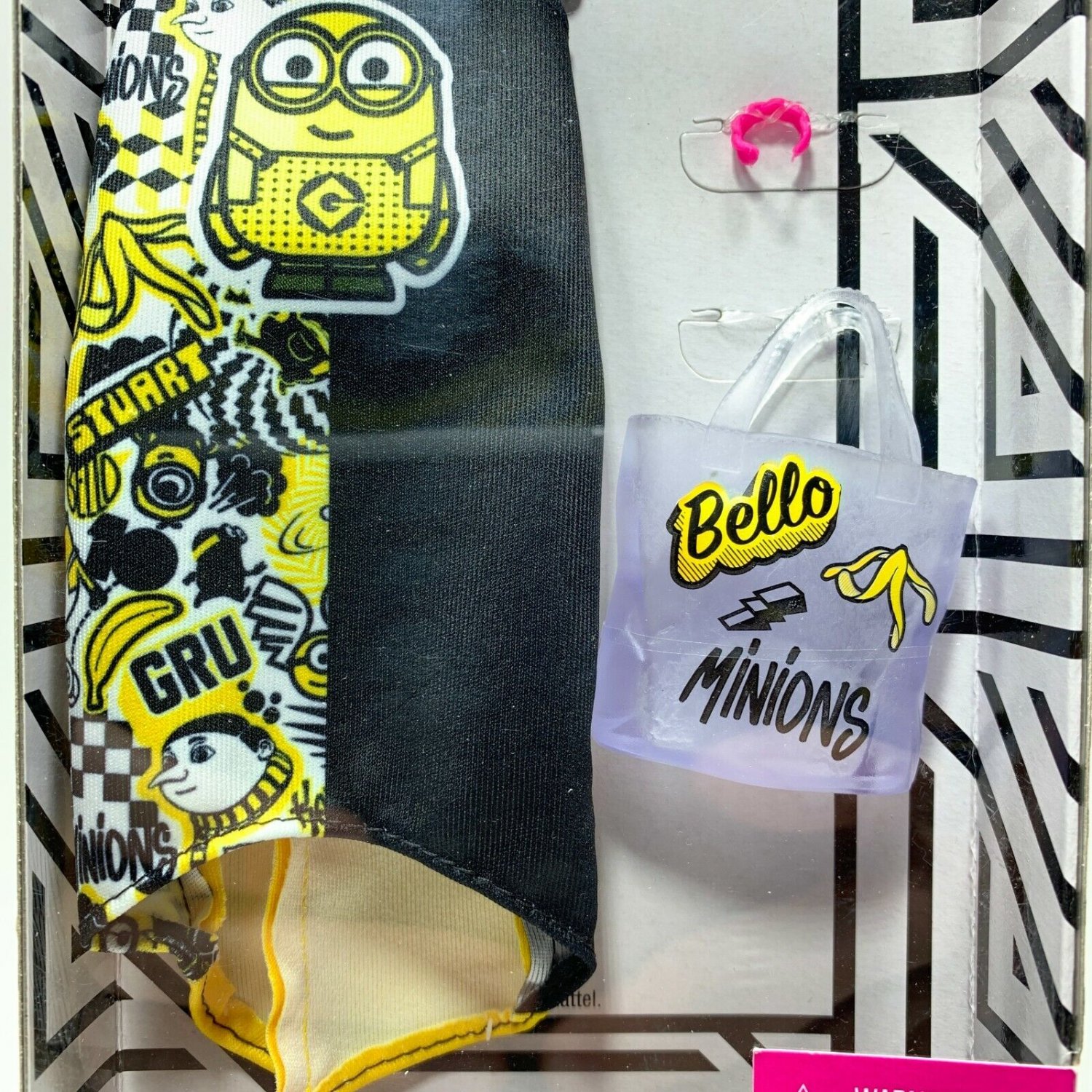 Barbie Minions Rise of Gru Dress Bag Tote Bracelet Bello Cute Outfit