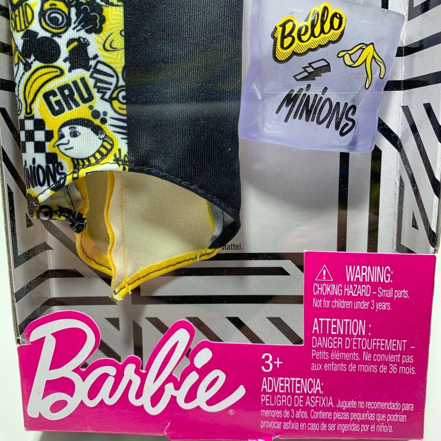 Barbie Minions Rise of Gru Dress Bag Tote Bracelet Bello Cute Outfit
