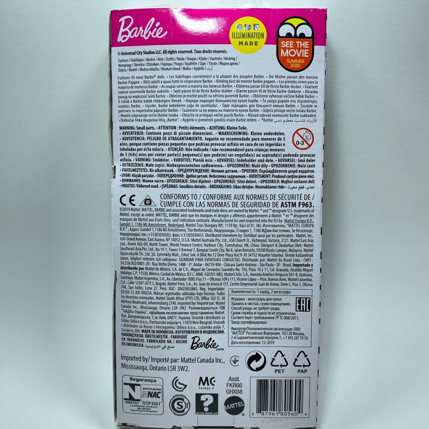 Barbie Minions Rise of Gru Dress Bag Tote Bracelet Bello Cute Outfit