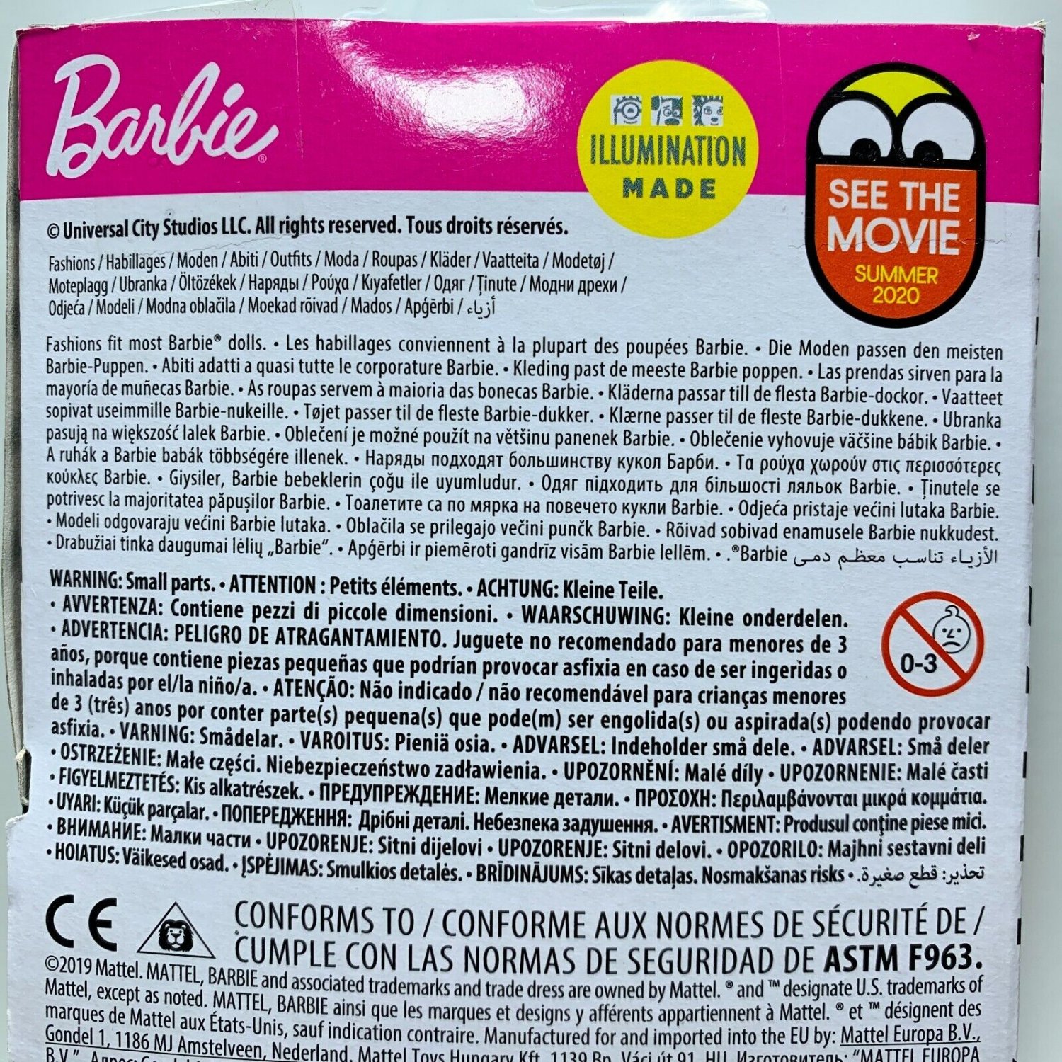 Barbie Minions Rise of Gru Dress Bag Tote Bracelet Bello Cute Outfit