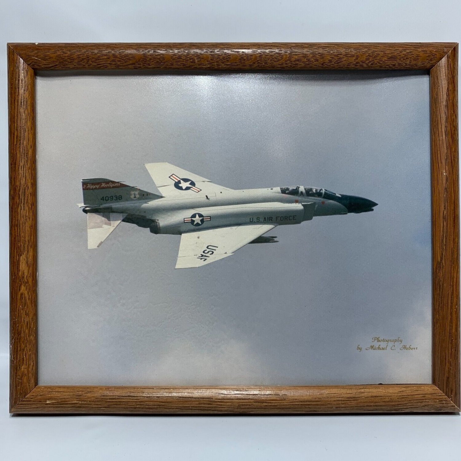 Happy Hooligans USAF North Dakota ANG F-4D Phantom II Jet Photo Framed ...
