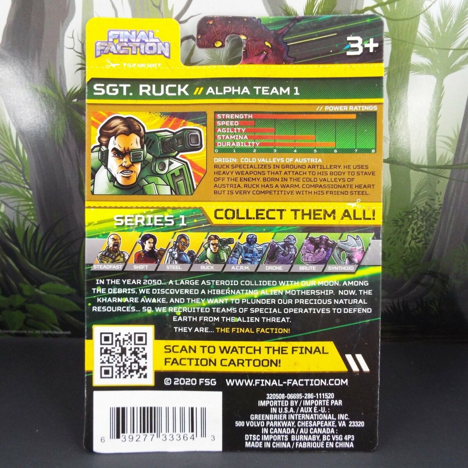 Final Faction Sergeant Ruck Alpha Team 1 Series 1 New Figure Final Faction Sergeant Ruck Alpha Team 1 Series 1 New Figure