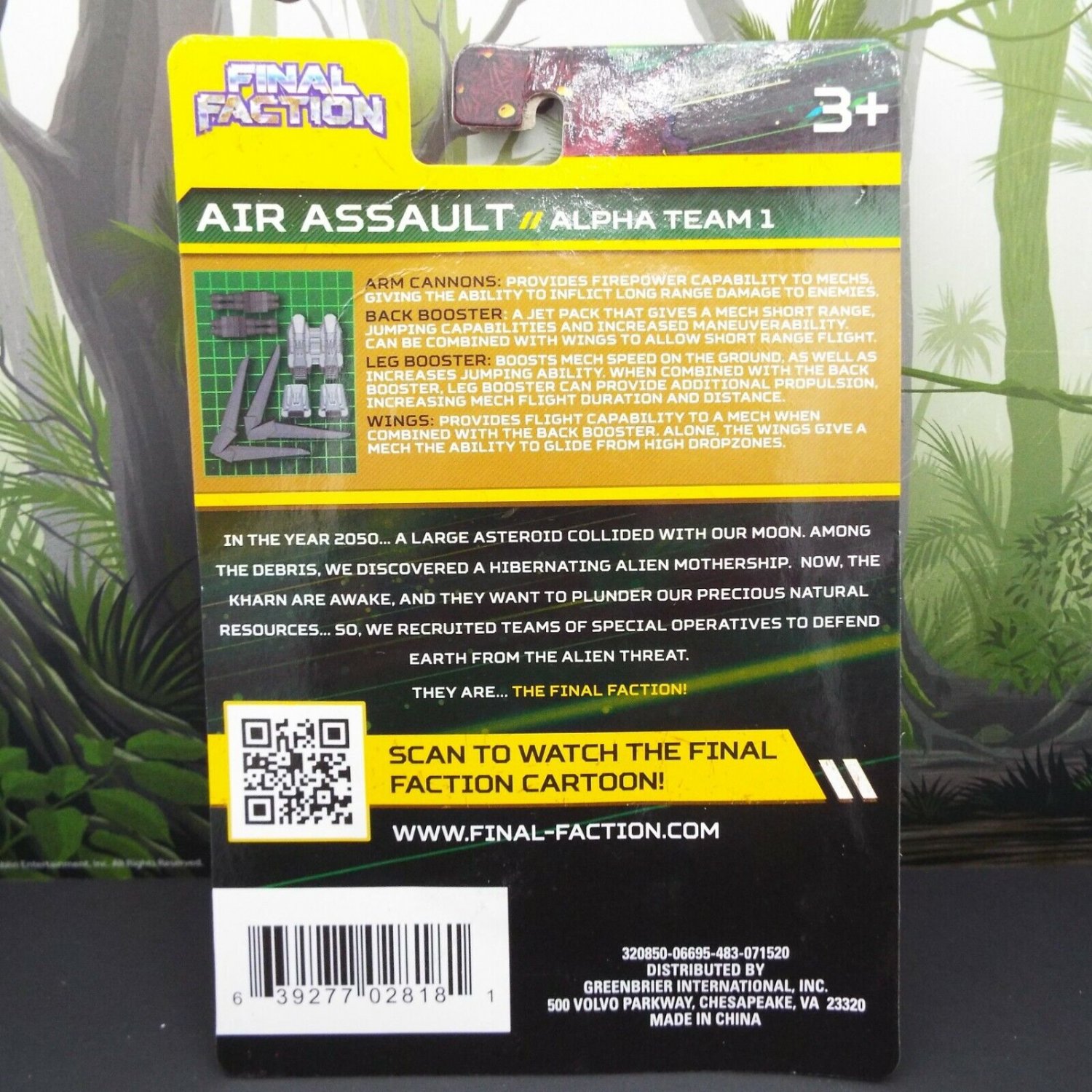 Final Faction Air Assault Weapons Pack Assortment Alpha Team 1 Series 1 New