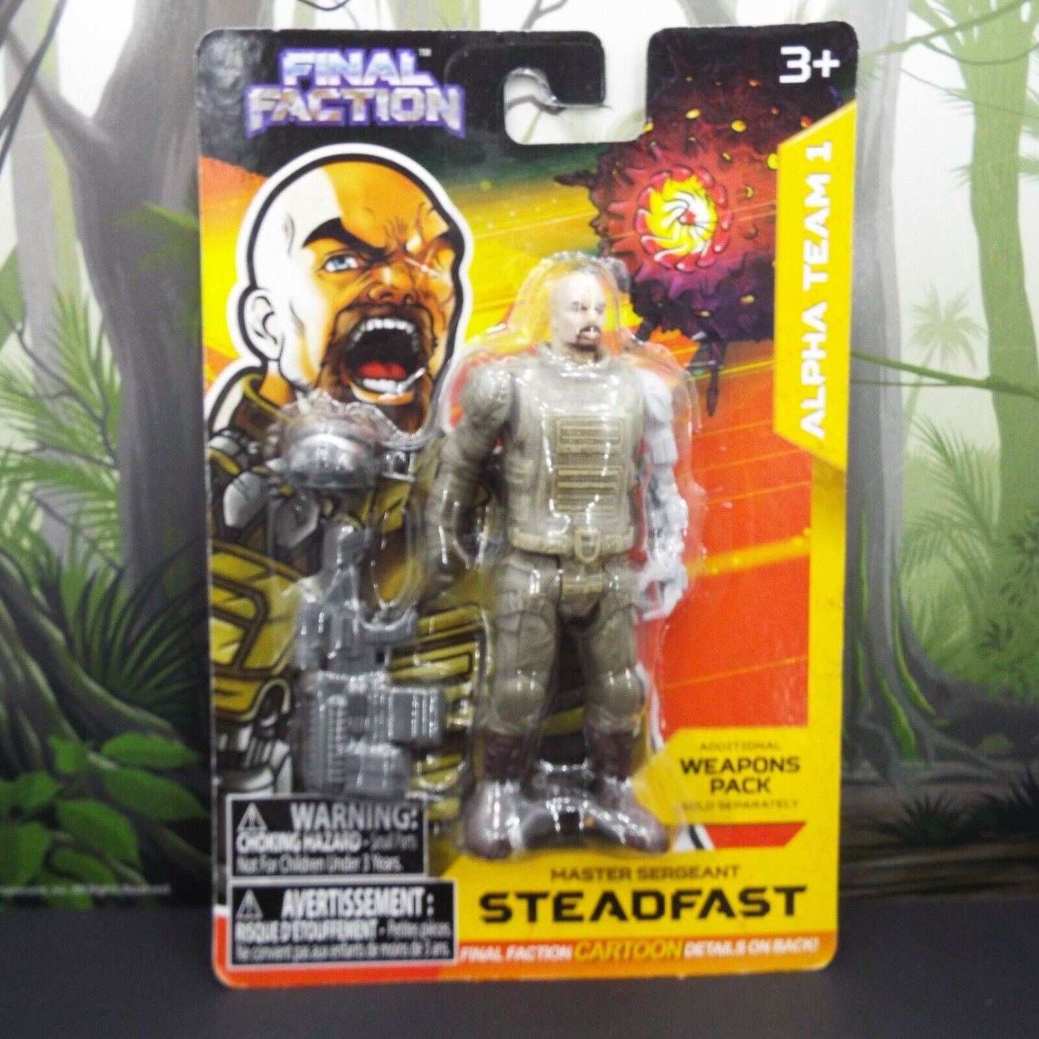 Final Faction Master Sergeant Steadfast Alpha Team 1 Series 1 New Figure